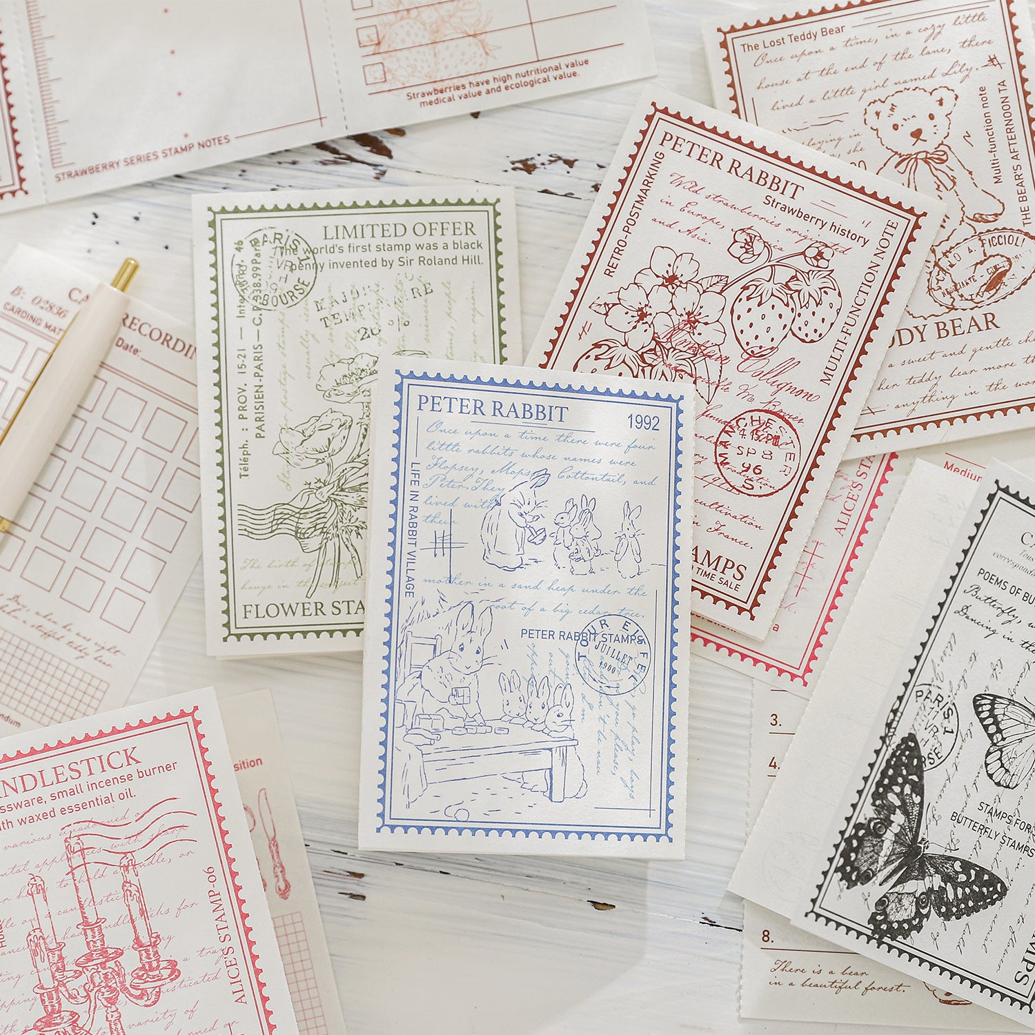 Lilith's Stamp Notes Memo Pad | Journal Stamps | MOOBOOM – mooboom