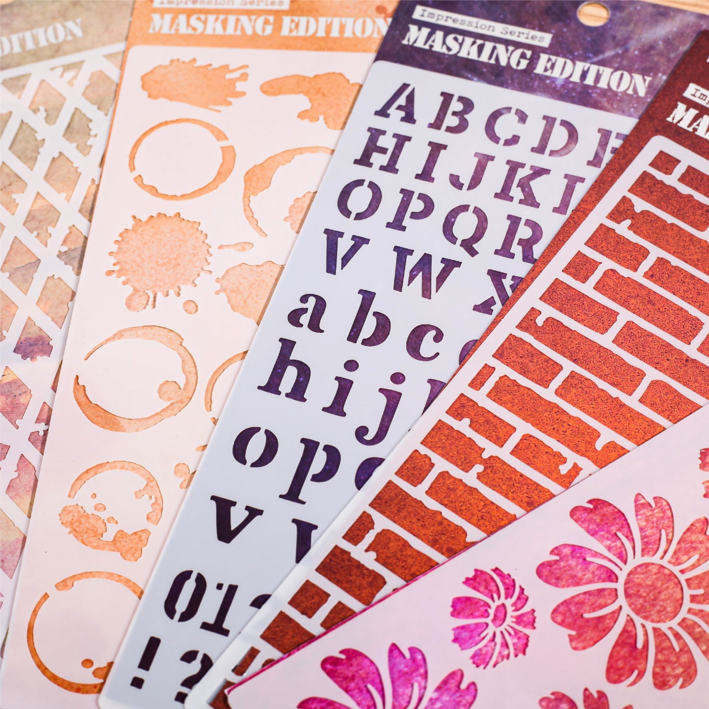 Impression Series Mask Stencil | Stickers | MOOBOOM – mooboom