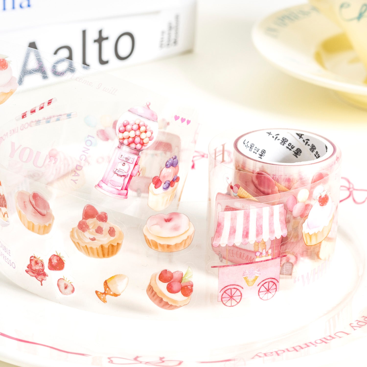 Afternoon Tea Pre-cut PET Tape | MOOBOOM – mooboom