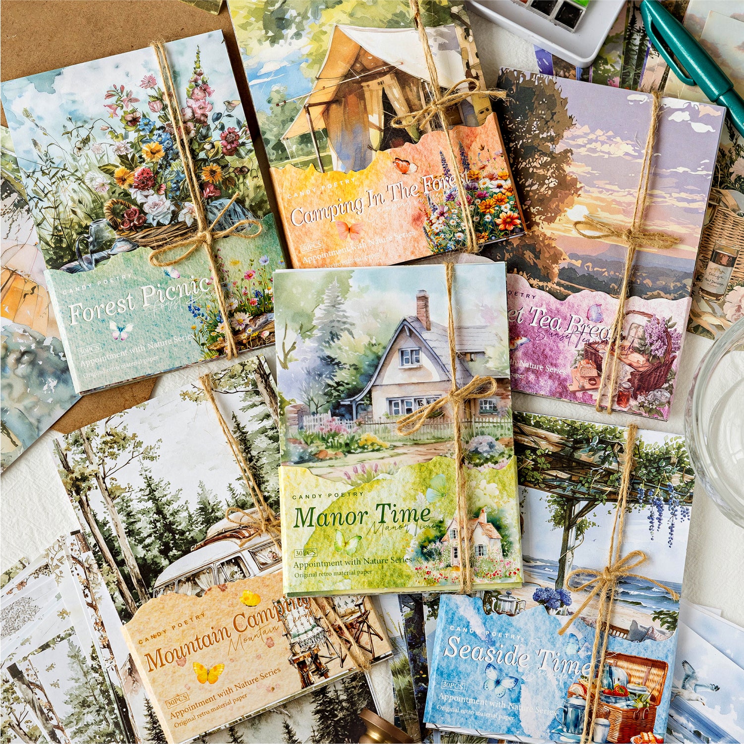 Appointment with Nature Scrapbooking Paper | Stickers | MOOBOOM – mooboom
