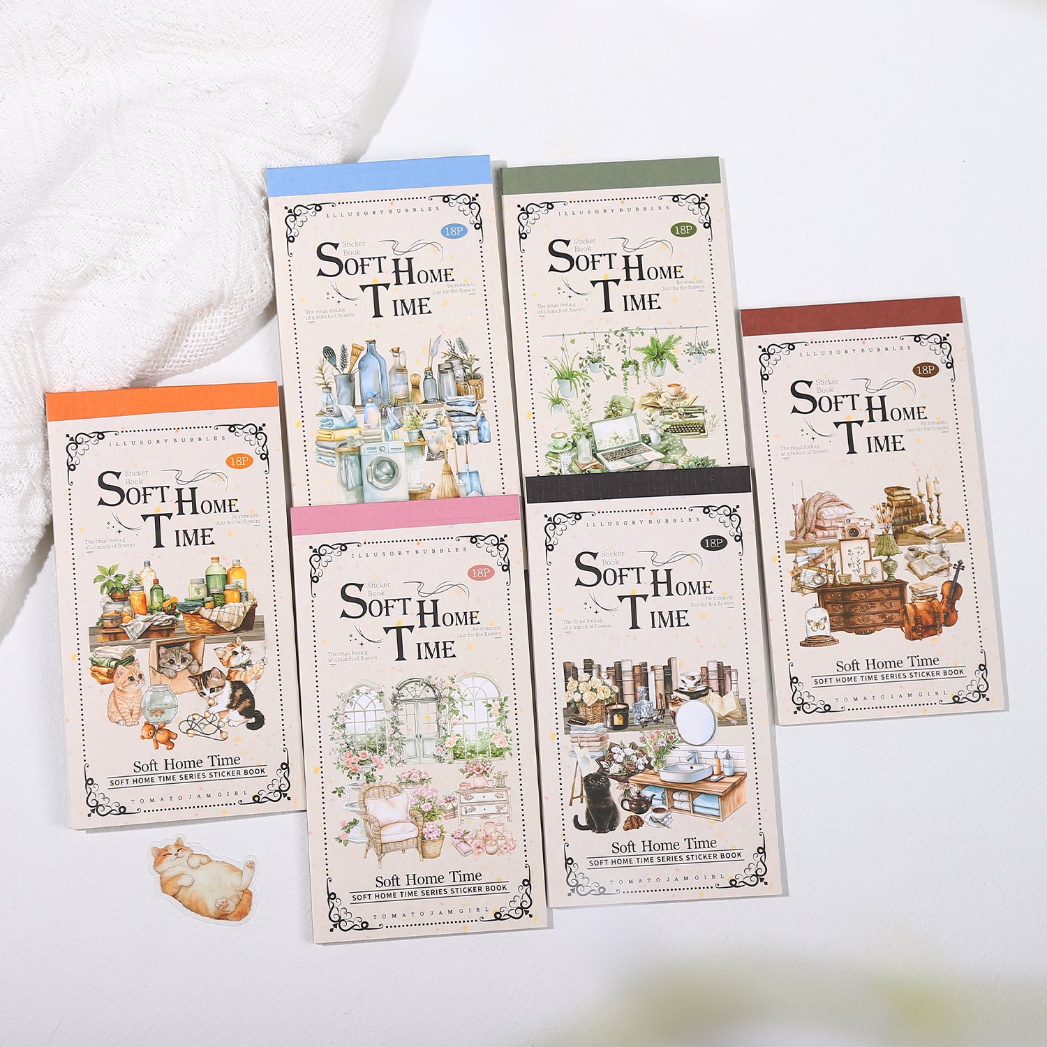 Soft Home Time Sticker Book – mooboom