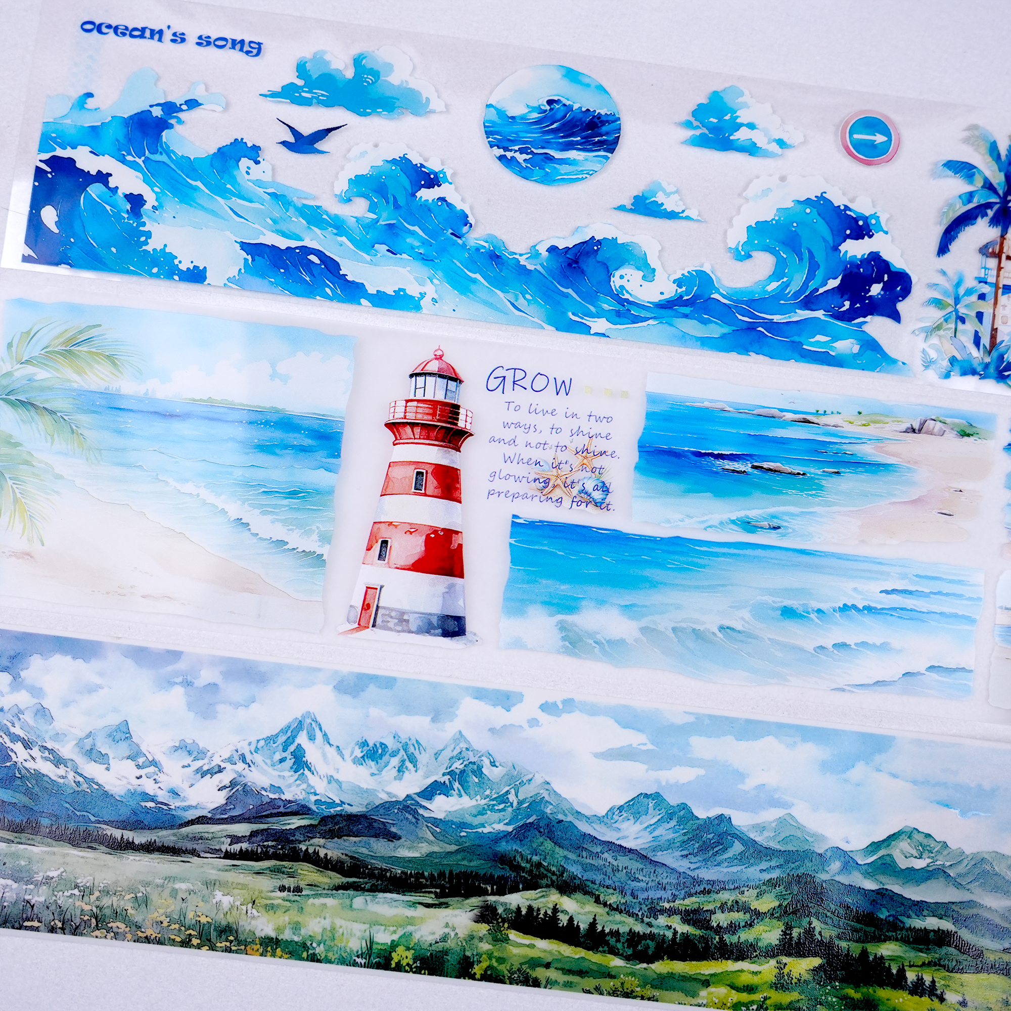 Mountains and Sea Tape | MOOBOOM – mooboom