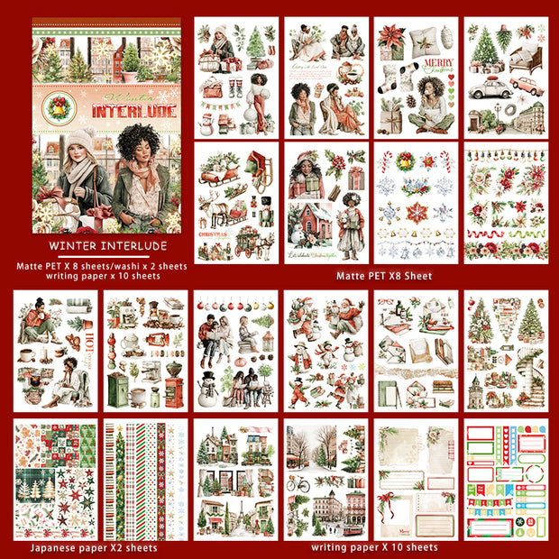 Vintage Sticker Book Vol.23 - Winter Interlude | MOOBOOM – mooboom