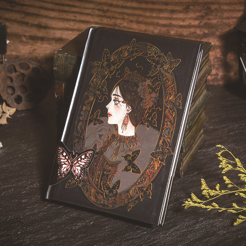 Vintage Gothic Style Coloring Page Illustration Journal – mooboom