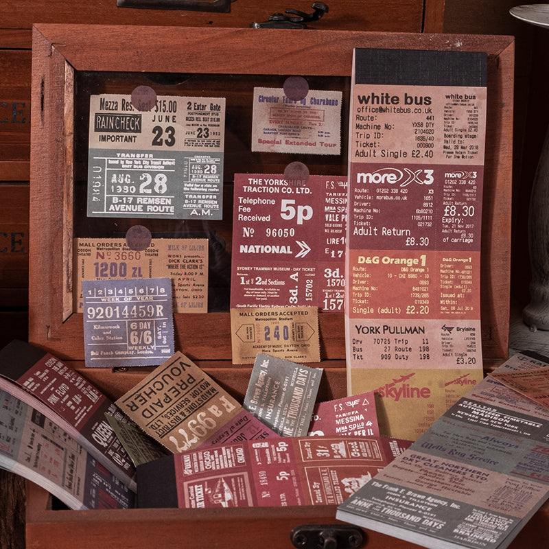 GOOD DAY Vintage Ticket Promenade Decorative Notepad Paper – mooboom